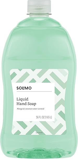 Amazon.com : Amazon Brand - Solimo Liquid Hand Soap Refill, Mango and ...