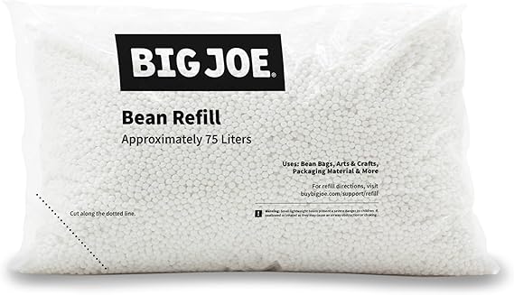 Amazon.com: Big Joe Bean Refill, Polystyrene Beans for Bean Bags or ...
