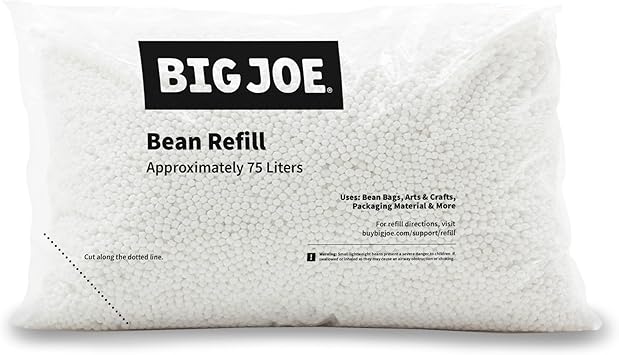 Amazon.com: Big Joe Bean Refill, Polystyrene Beans for Bean Bags or ...