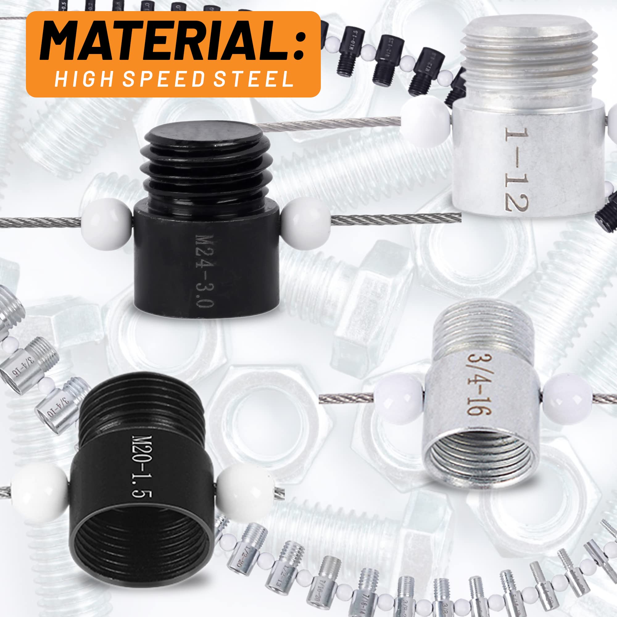 Snapklik.com : Stalye Nut And Bolt Thread Checker High Speed Steel ...