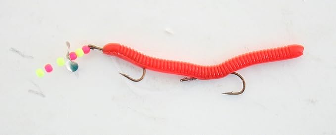 Amazon.com : Creme 802-1 Rigged Angle Worm : Fishing Jigs : Sports ...