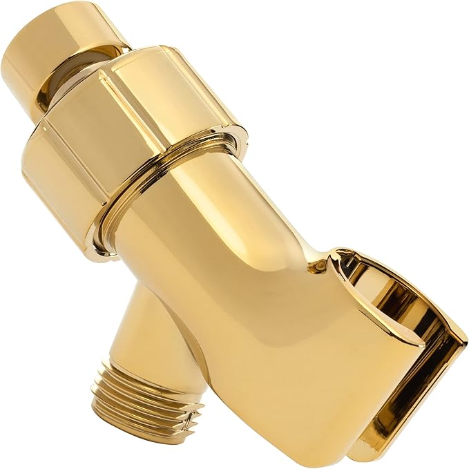 Aqua Elegante Shower Arm Bracket - Adjustable Handheld Showerhead ...