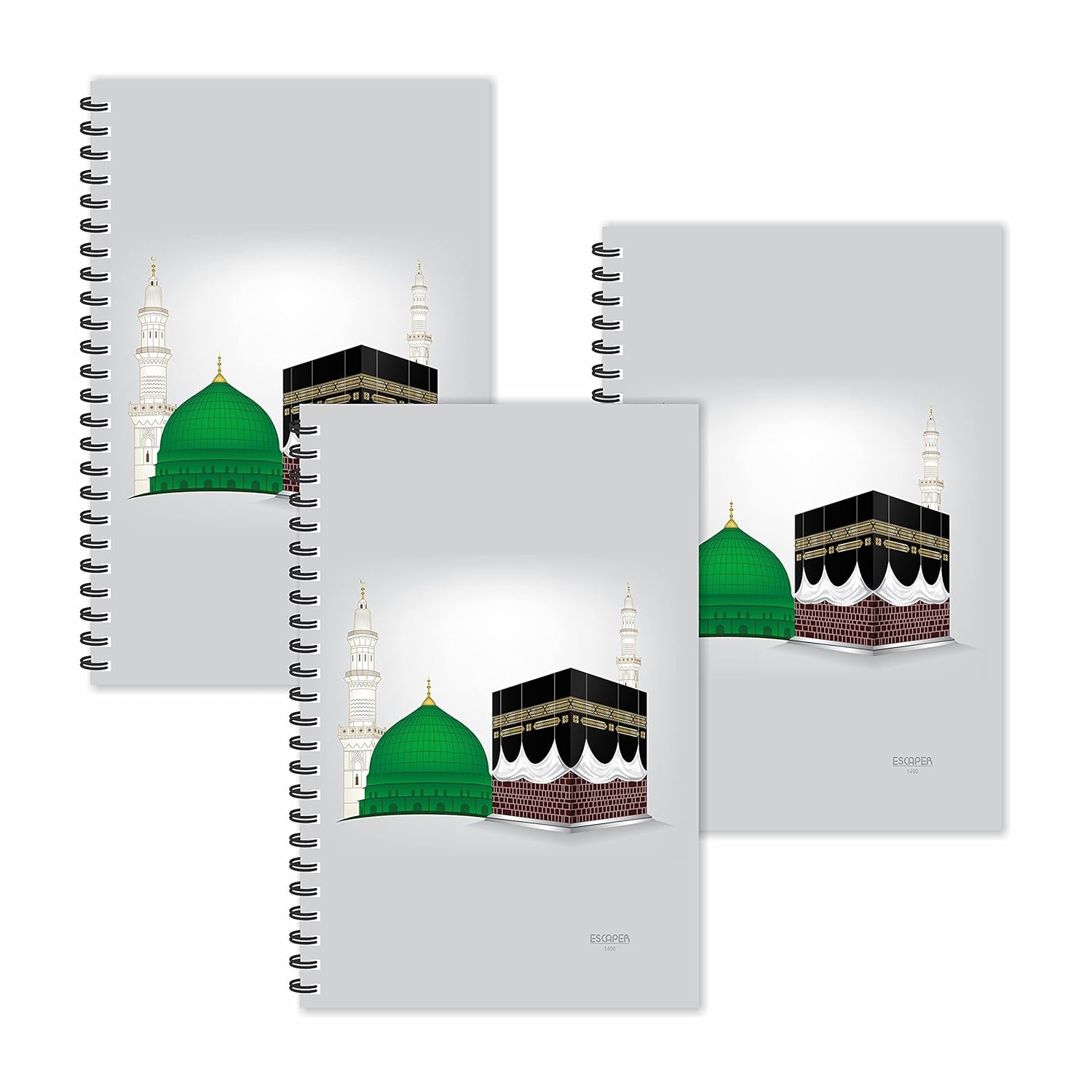 ESCAPER Mecca Madina Diary (Ruled - A5 Size - 8.5 x 5.5 inches ...