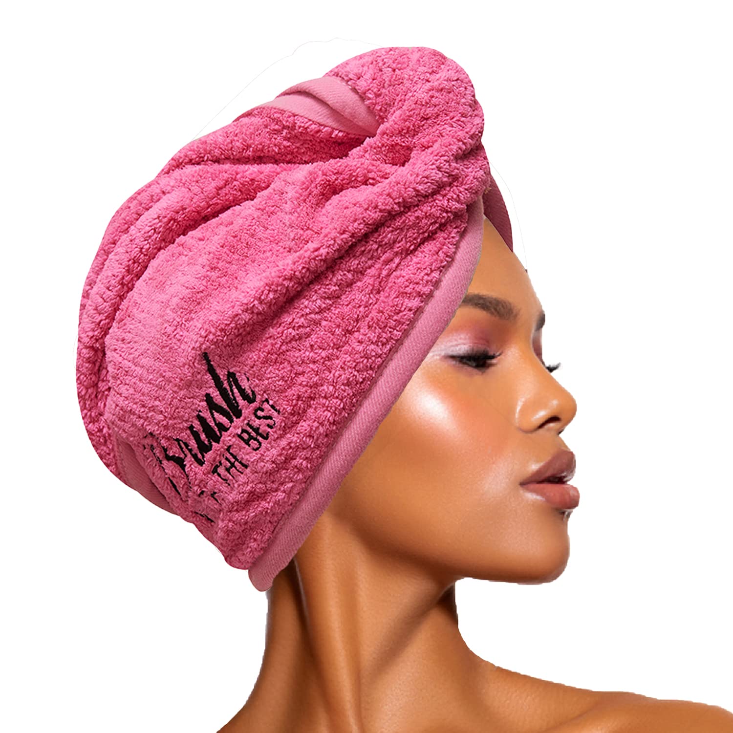 Amazon.com: Felicia Leatherwood Microfiber Hair Towel Wrap - Quick ...