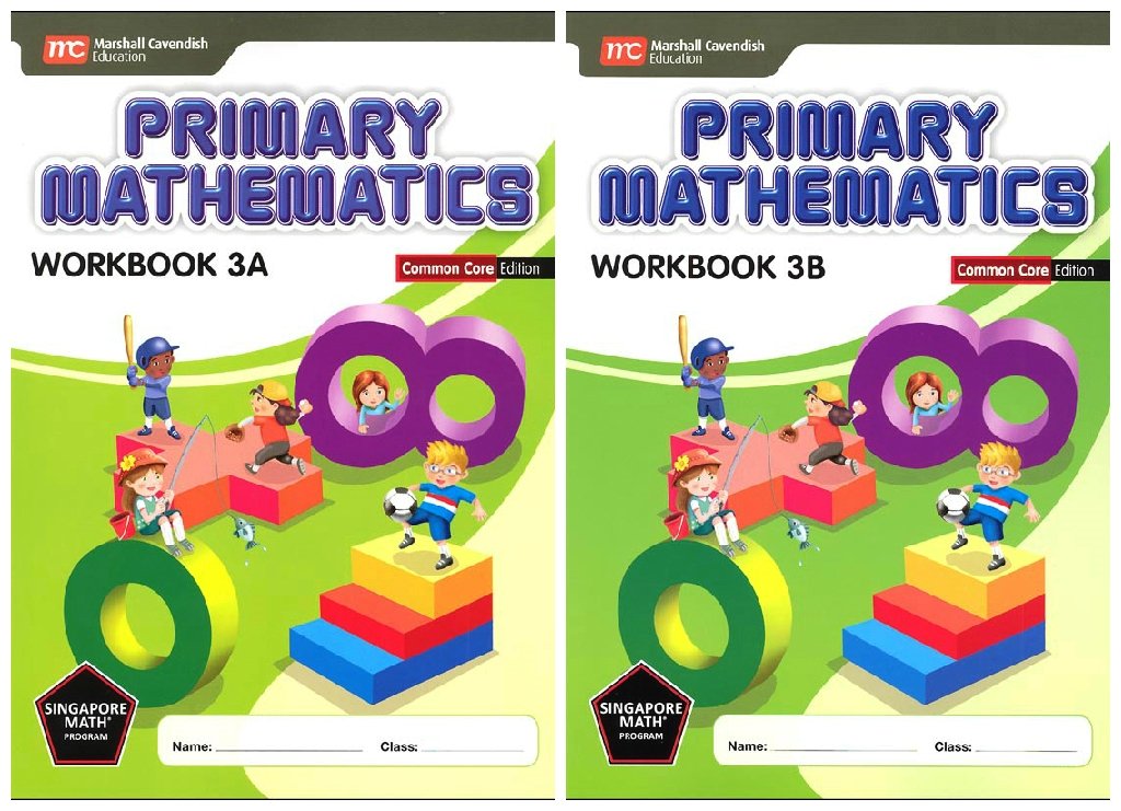 Primary Mathematics Workbook Bundle 3A+3B (Common Core Edition ...