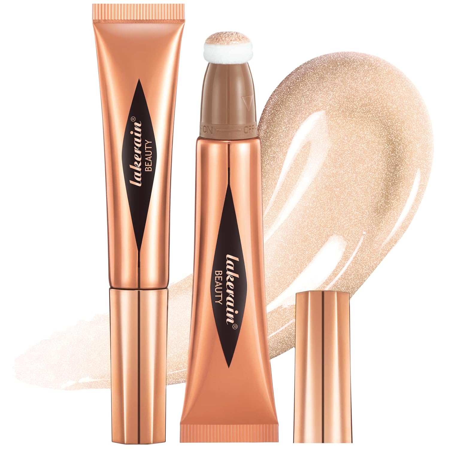 Amazon.com: Liquid Highlighter Beauty Wand, Shimmer Liquid Face ...