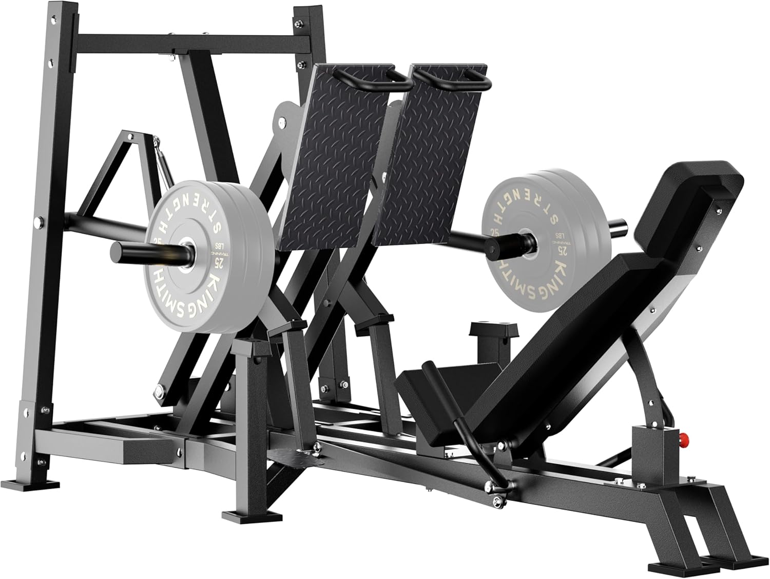 Amazon.com : Leg Press Machine with Smooth Gliding Rails, Adjustable ...