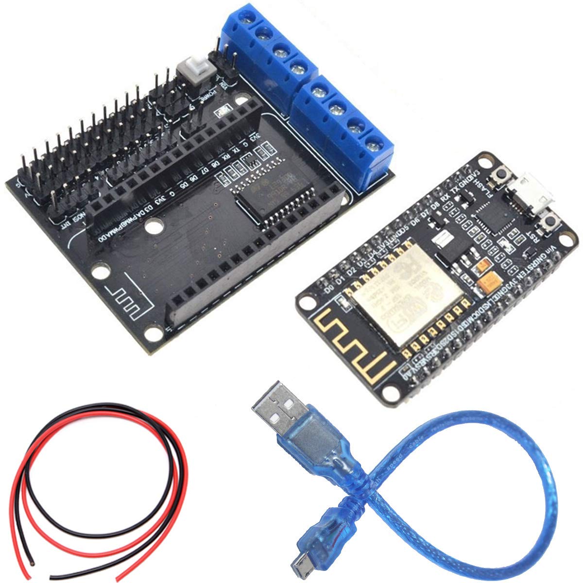 Daoki Development Board For Nodemcu Kit Esp8266 Esp 12e Cp2102 Development Board L293d Wifi