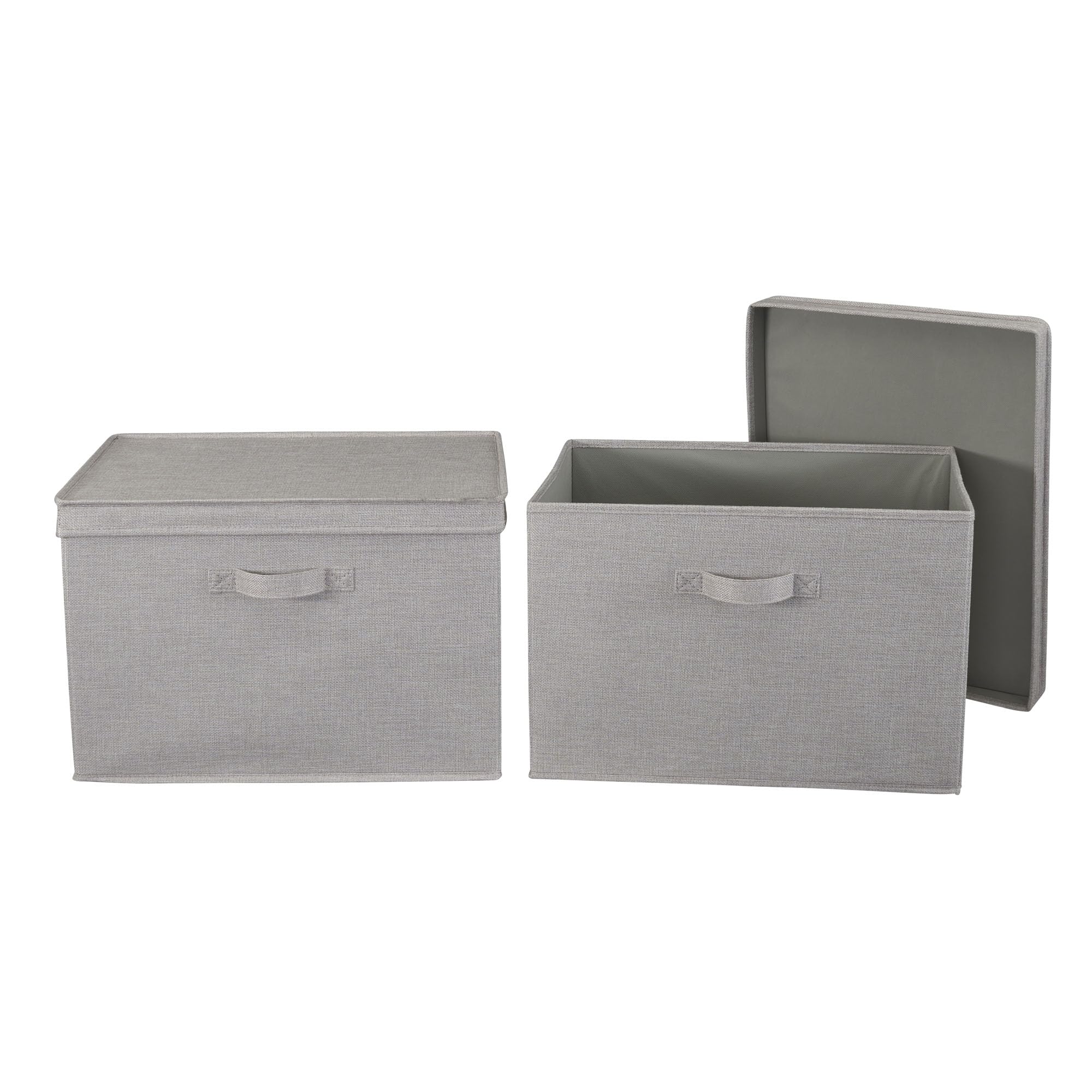 Amazon.com - Household Essentials, Silver Wide KD Storage Lid Box