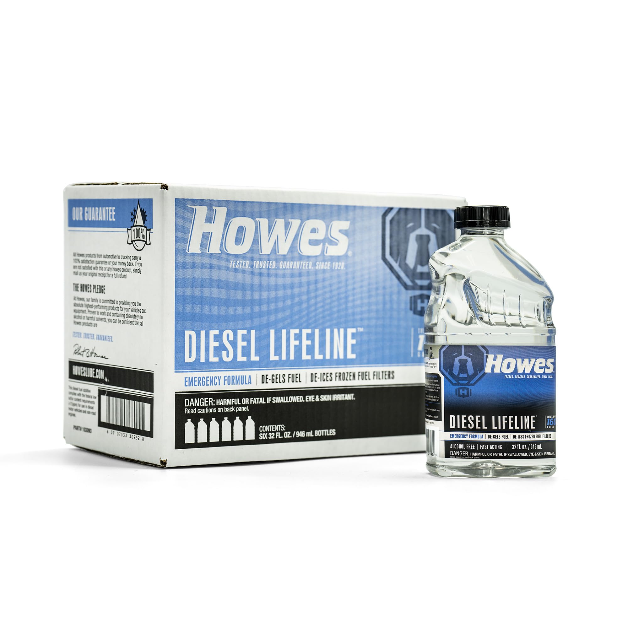 Amazon.com: Howes Diesel Lifeline 32-Ounce Emergency Formula, De-Gels ...