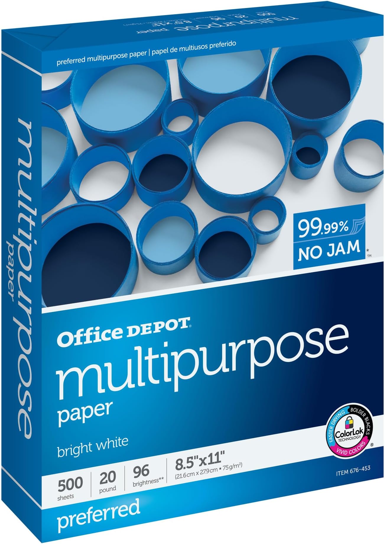 Amazon.com : Office Depot® Multi-Use Printer & Copy Paper, 1 Ream ...