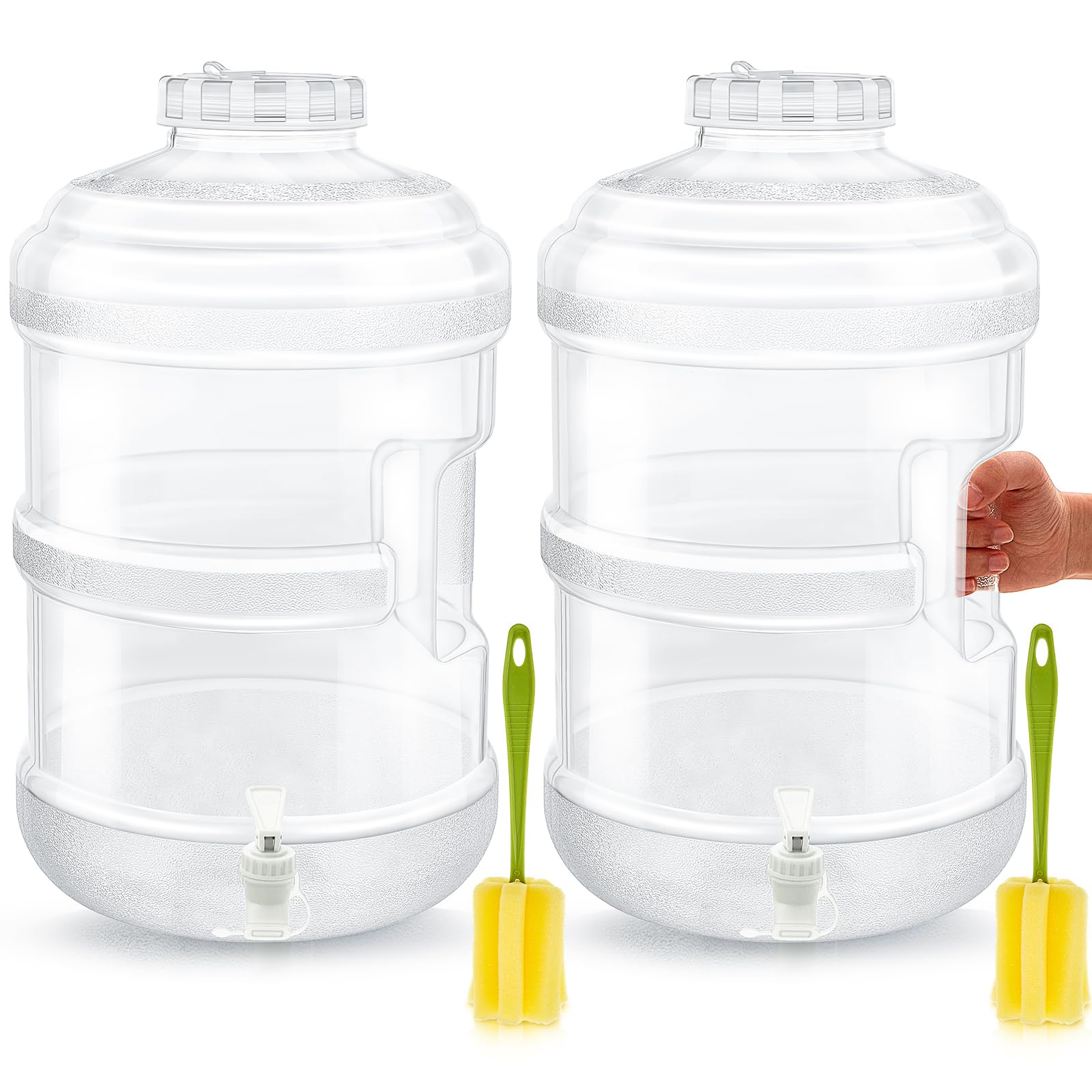 Amazon.com | Qinyoung 2 Pcs Jug with Lid and Spout Drink Beverage ...