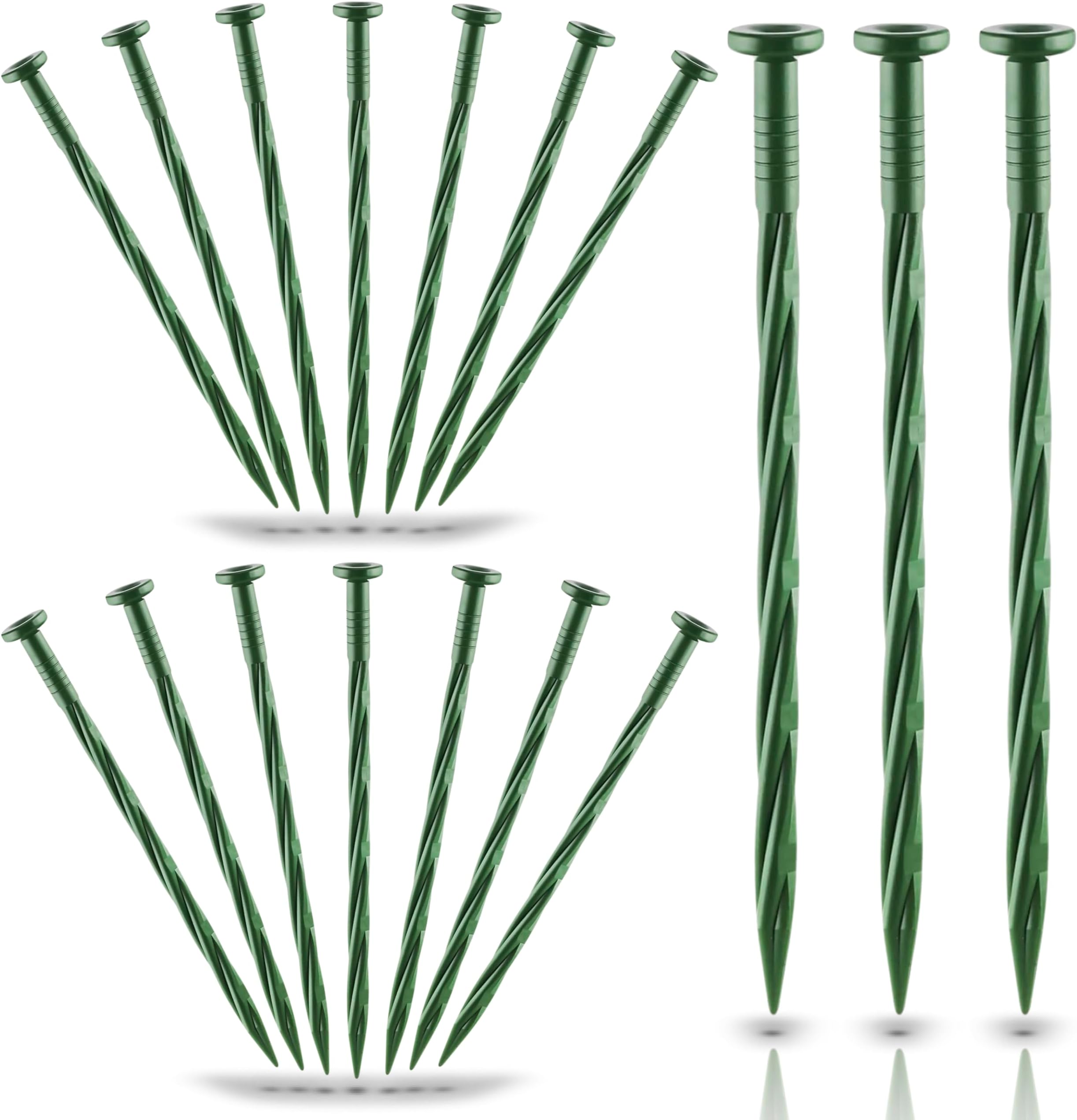 Amazon.com : 40-Pack 8-Inch Plastic Landscape Edging Anchoring Stakes ...