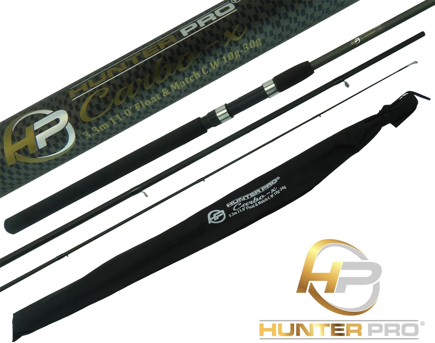 11ft Carbon Carp Float Match Fishing Rod. Hunter Pro Inc. Cloth Bag ...