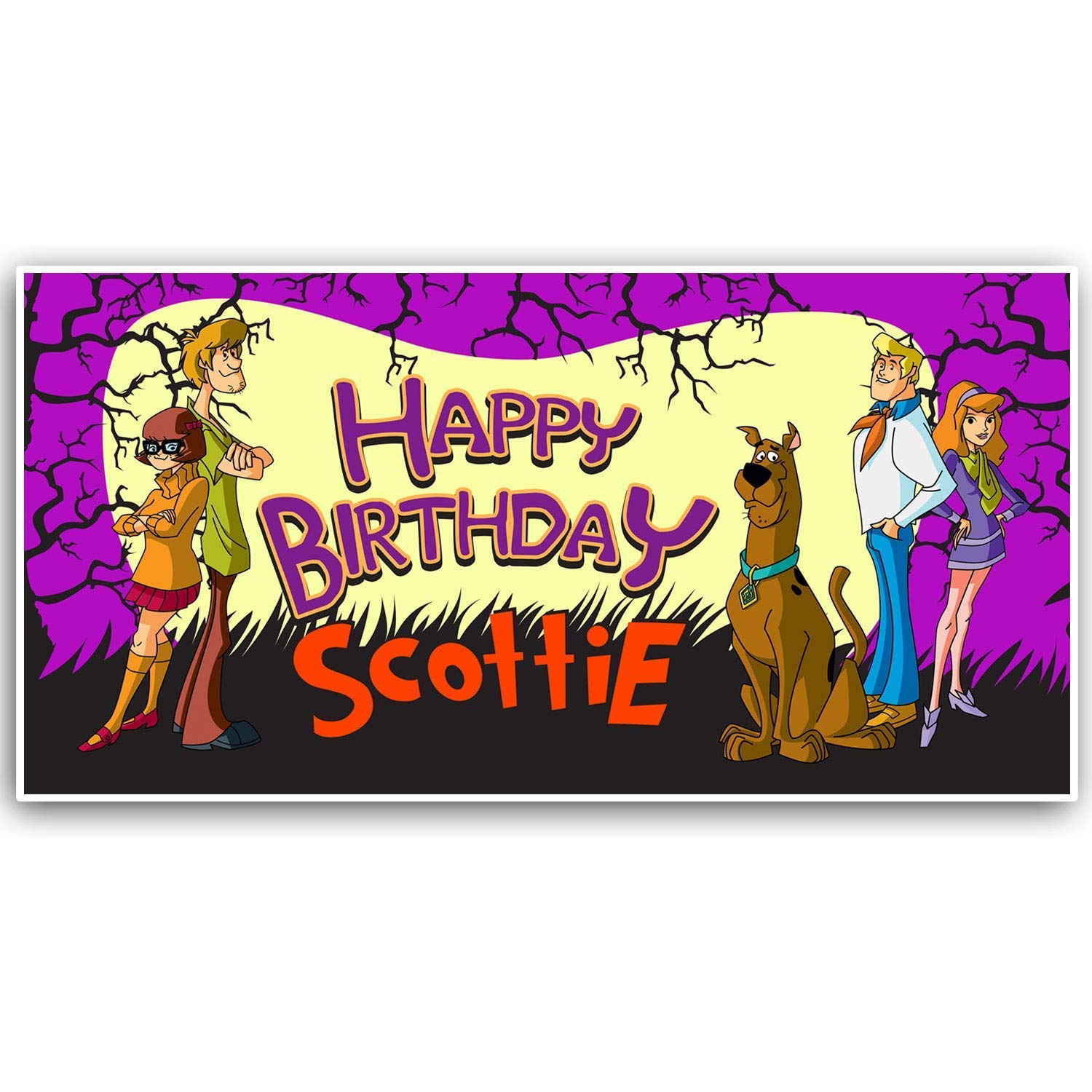 Scooby Doo Birthday Banner | Desertcart INDIA