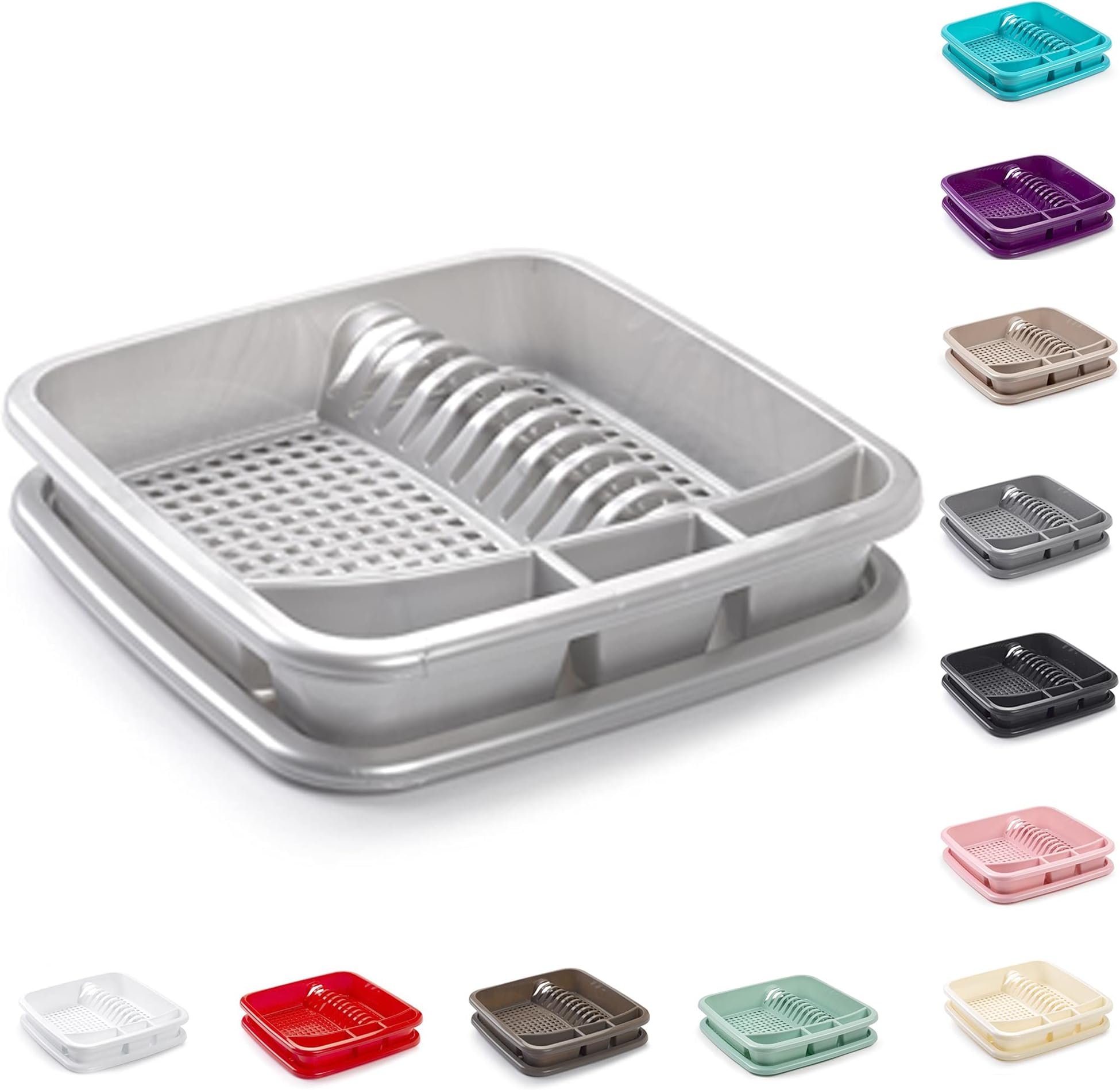 Best House Dish Drainer Rack Large Plastic Dish Drainer Plate Cutlery ...