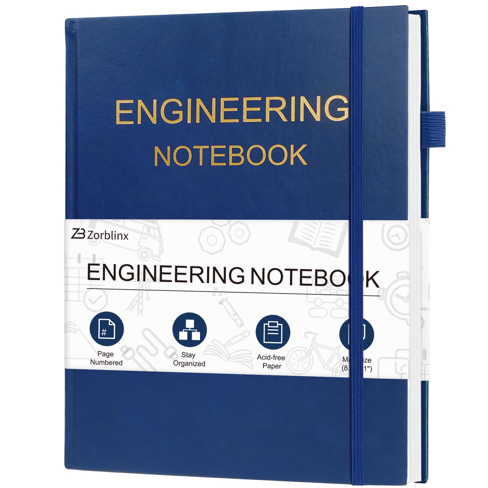 Amazon.com : Engineering Notebook, Professional Engineering Paper Notebooks for Work 8.5" X 11 ...