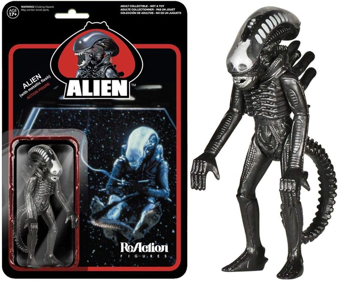 Amazon.com: Alien - Metallic Alien ReAction Figure : Toys & Games