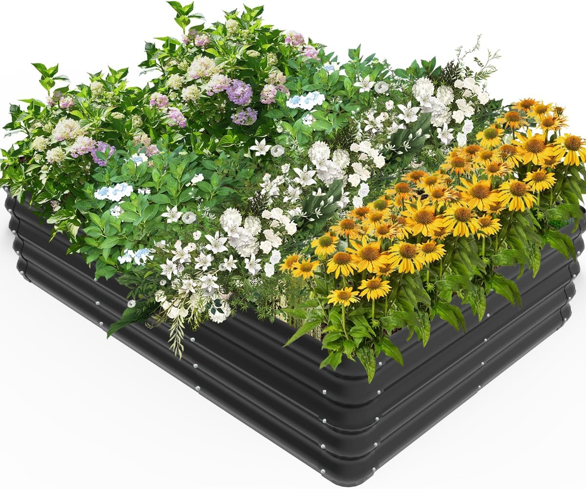 Amazon.com: The Lakeside Collection Outdoor Raised Garden Bed for ...