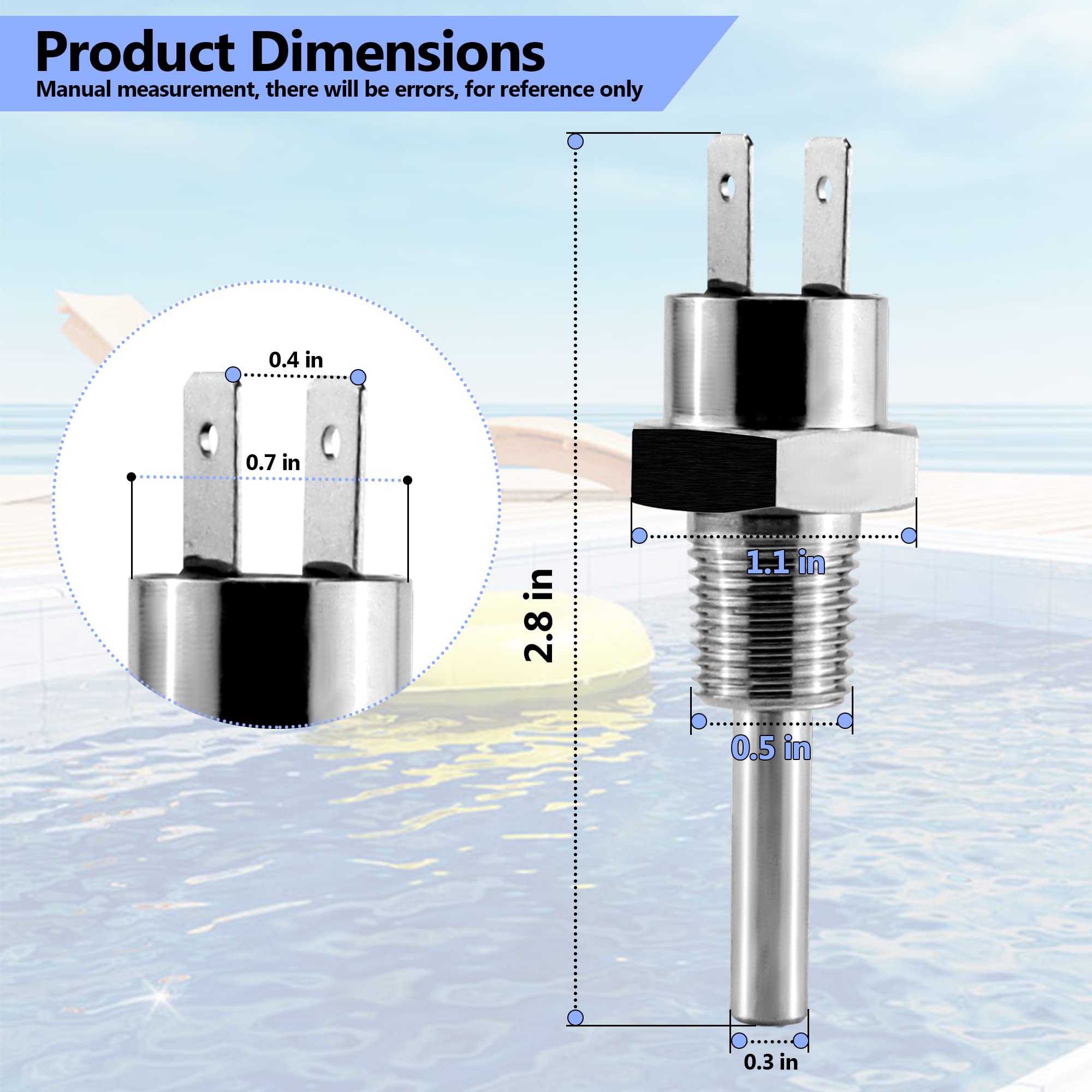 Snapklik.com : Puxyblue 42001-0053S Thermistor Temperature Sensor For ...