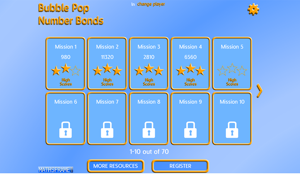 Aplicación Bubble Pop Number Facts en Amazon Appstore