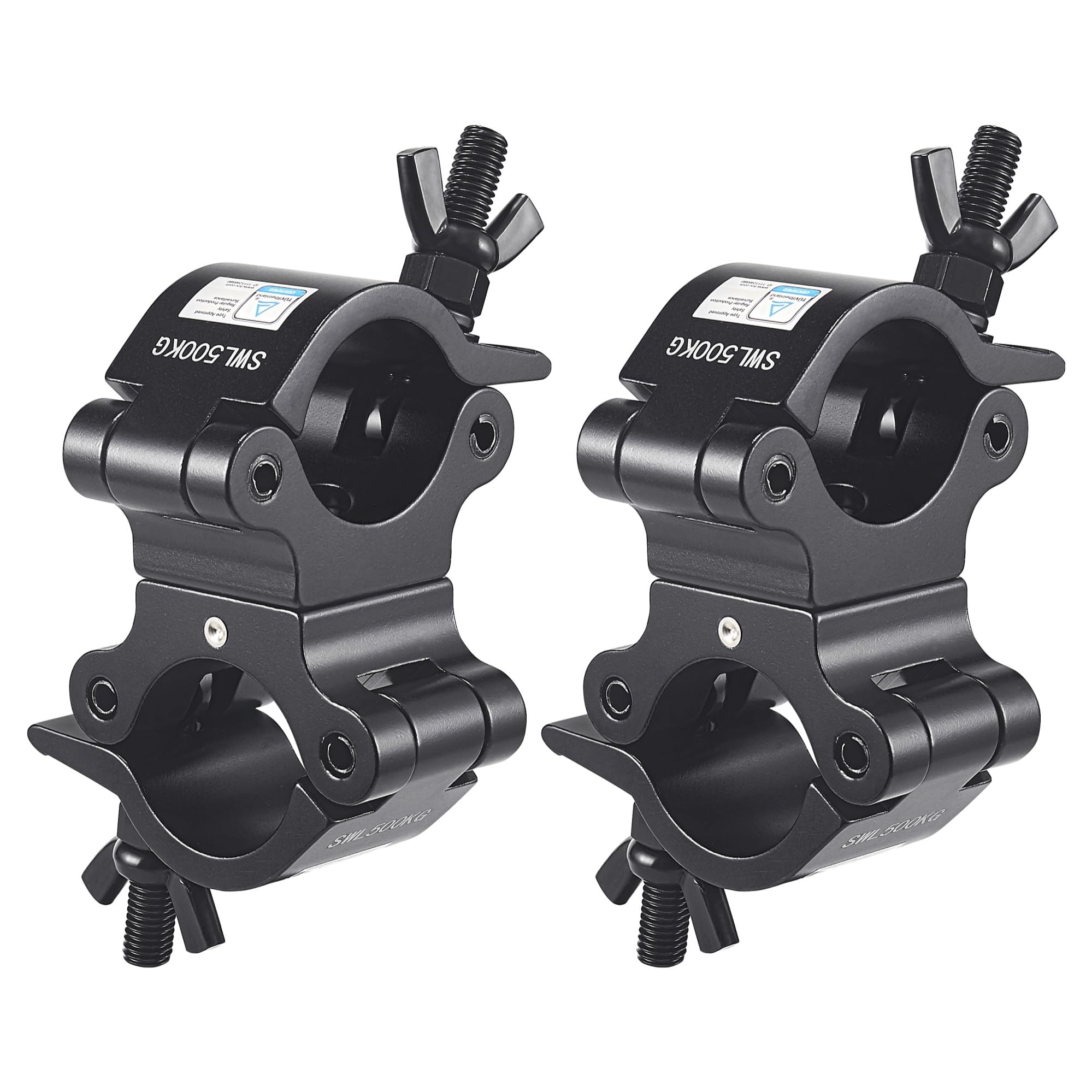 Amazon.com: Pro TUV Swivel Truss Clamp Black 2 inch, 2 Packs GZhumin ...