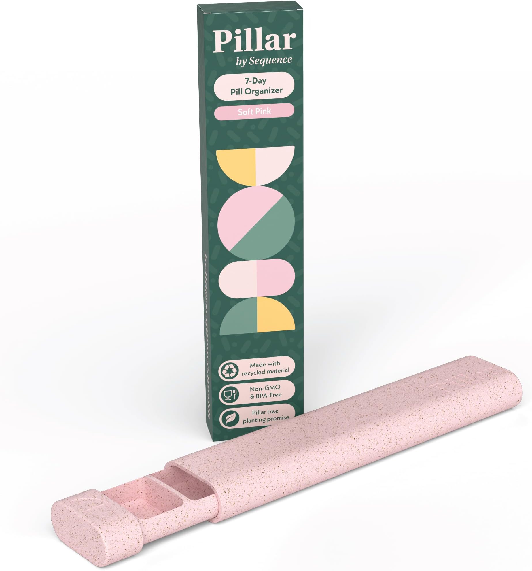 Amazon.com: Travel Medicine Pill Organizer Small Pill Box for Purse ...