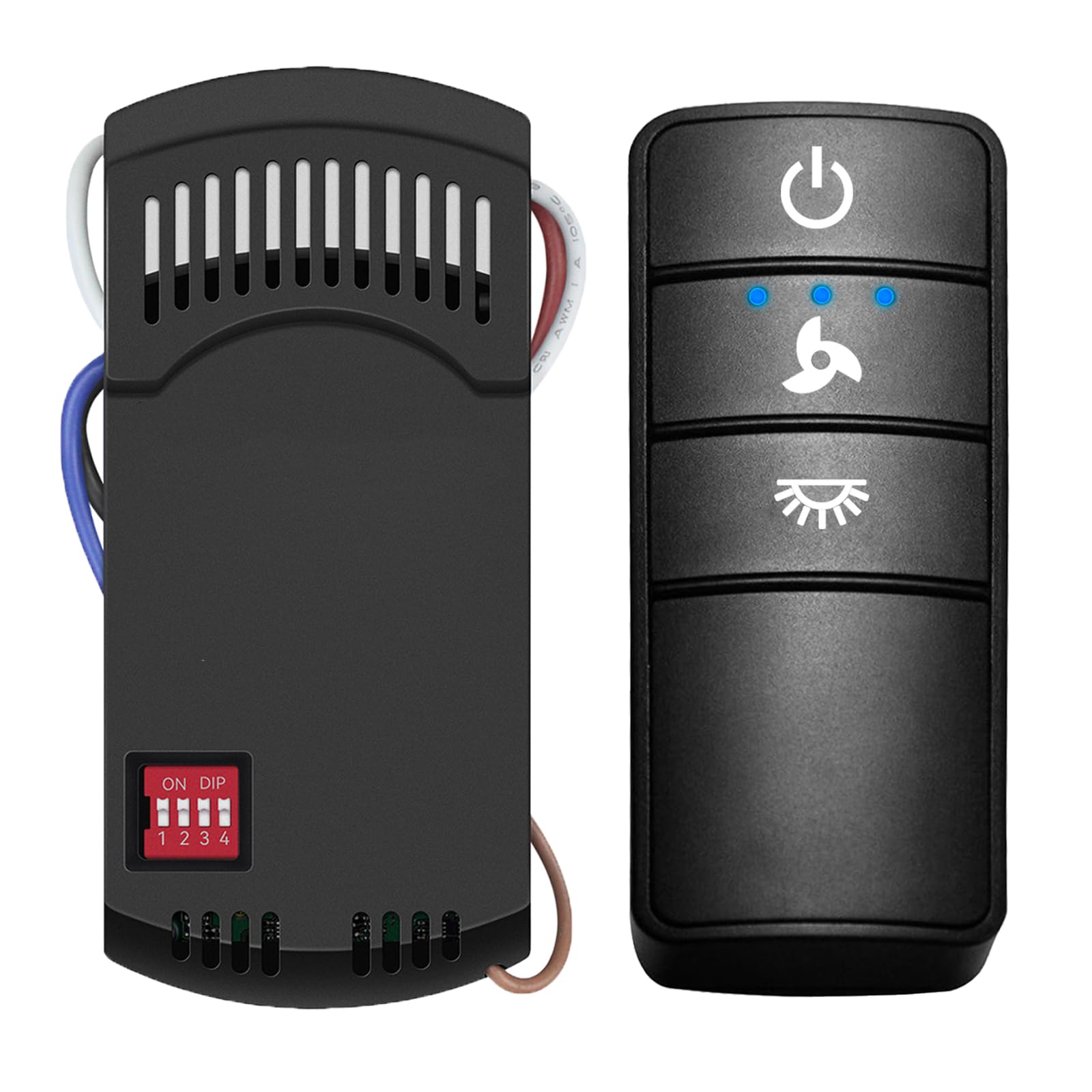 Hampton Bay Ceiling Fan Remote Control Kit, Universal Fan Remote with ...