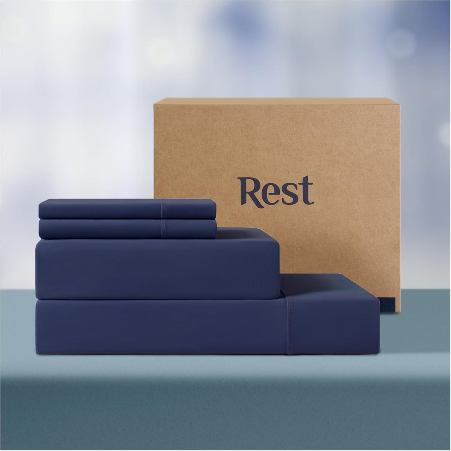 Amazon.com: REST® Evercool®+ Cooling Sheet Set, Cali King, Midnight ...