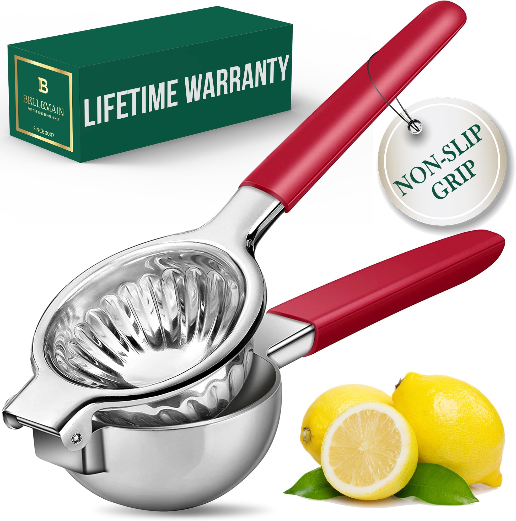 Amazon.com: Lu Cucina Citrus Juicer & Strainer - Stainless Steel - Make ...