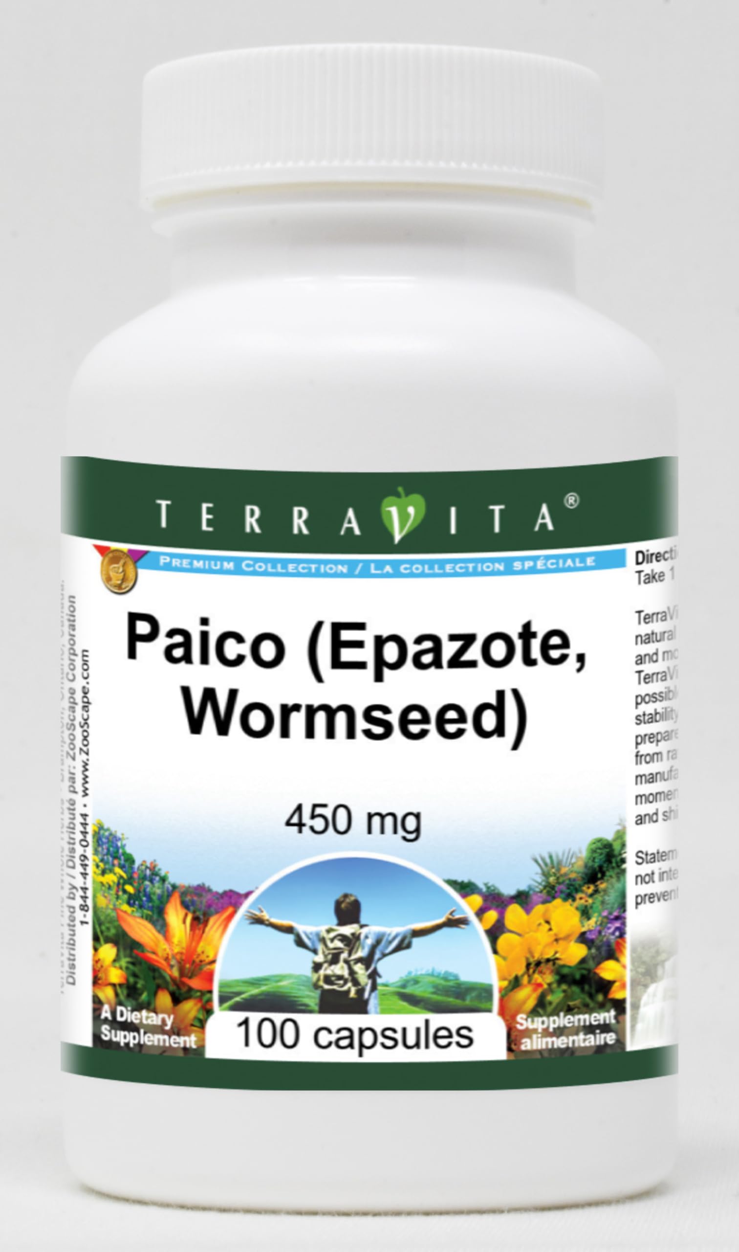 Amazon.com: Paico (Epazote, Wormseed) - 450 mg (100 Capsules, ZIN ...