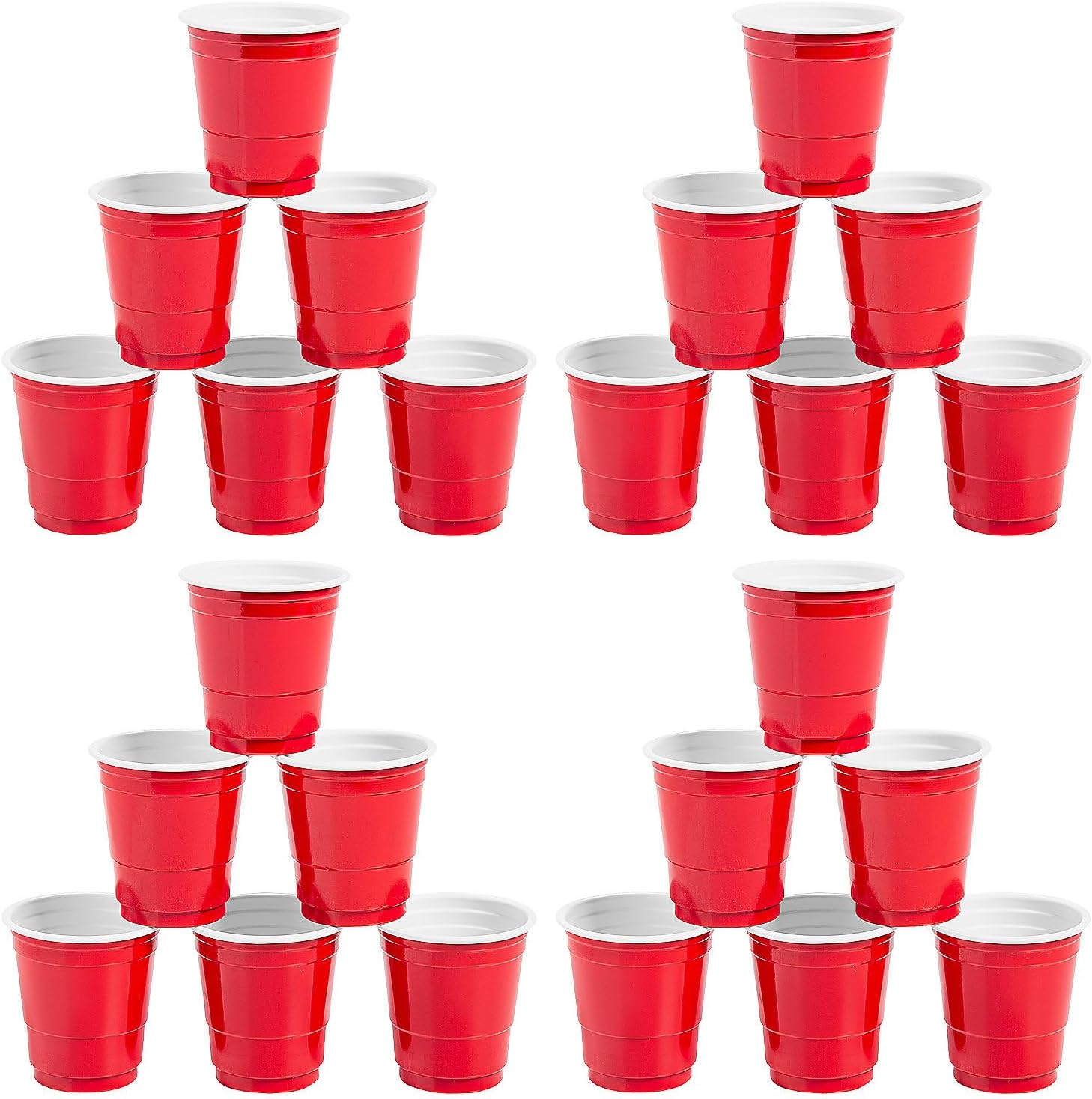 Amazon.com: Fun Express Red Party Cup BPA-Free Plastic Shot Glasses ...