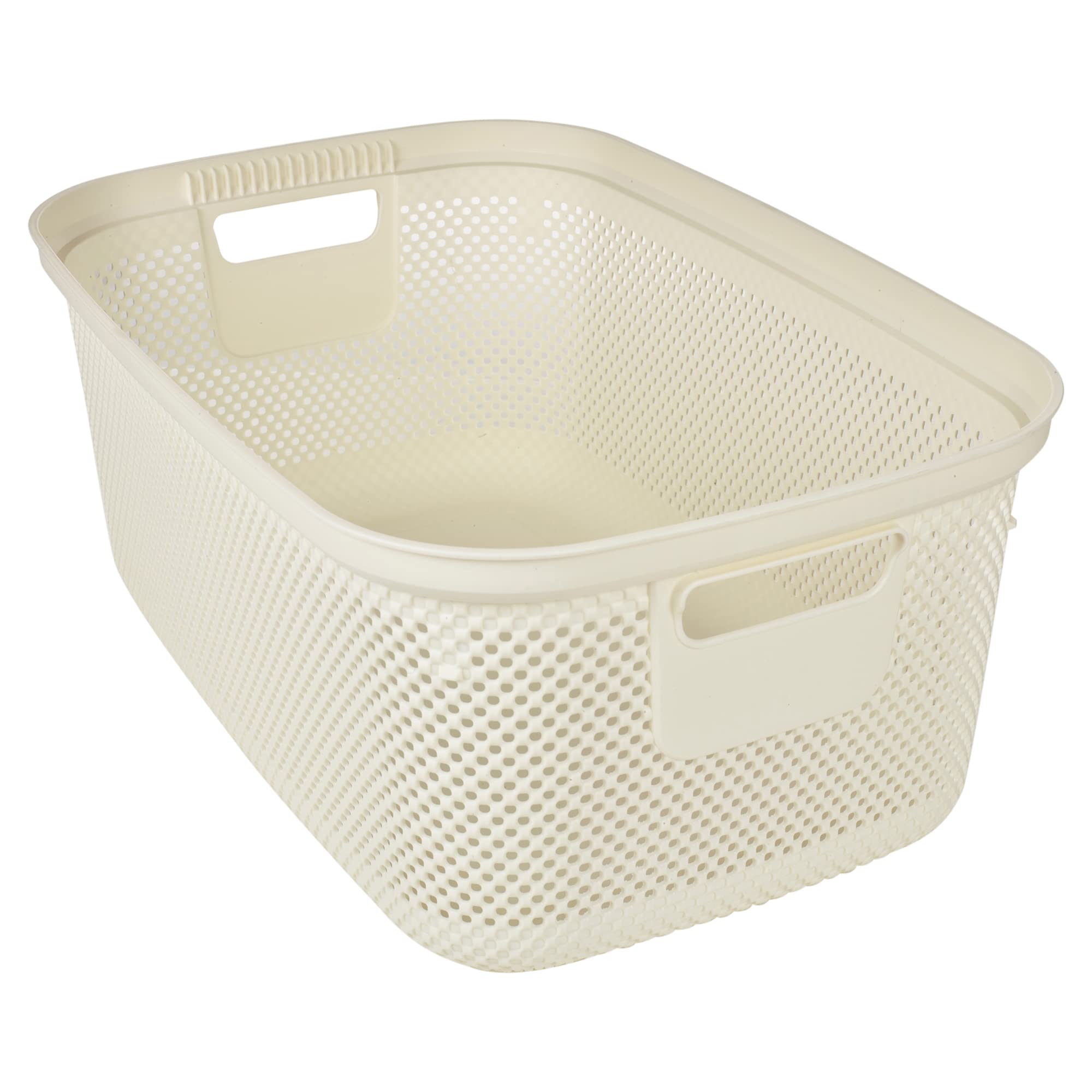 30L Plastic Laundry Basket Laundry Clothes Washing Hamper Bin Storage ...