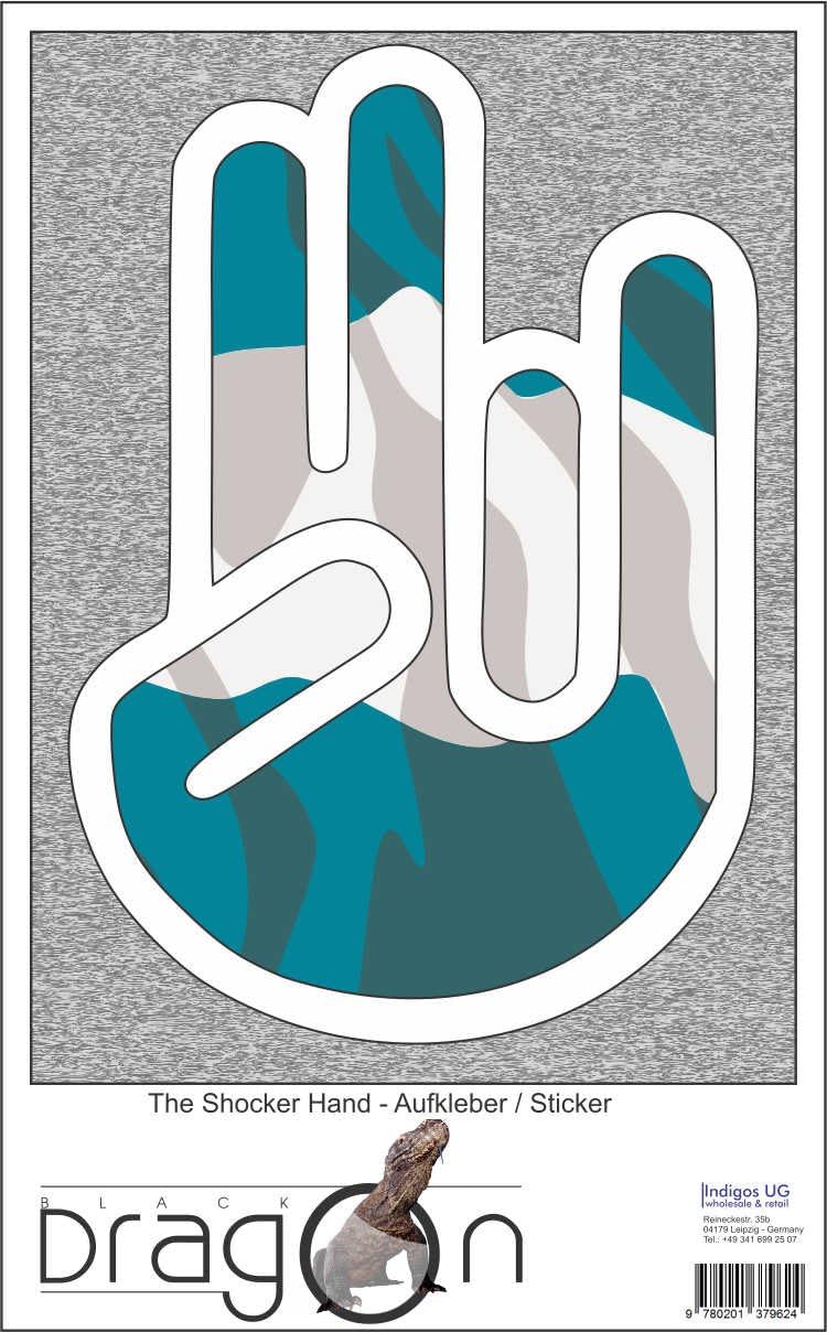 Amazon.com: INDIGOS UG The Shocker Hand Decal Sticker Phone Skin 70x50 ...