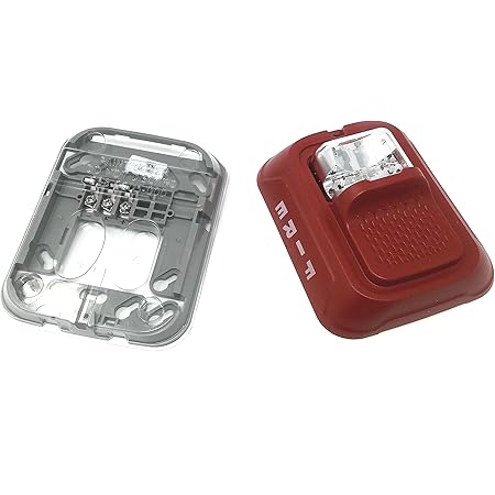 System Sensor SYSTEM SENSOR SRL BP10 Strobe, Red Bulk Pack of 10 Units ...