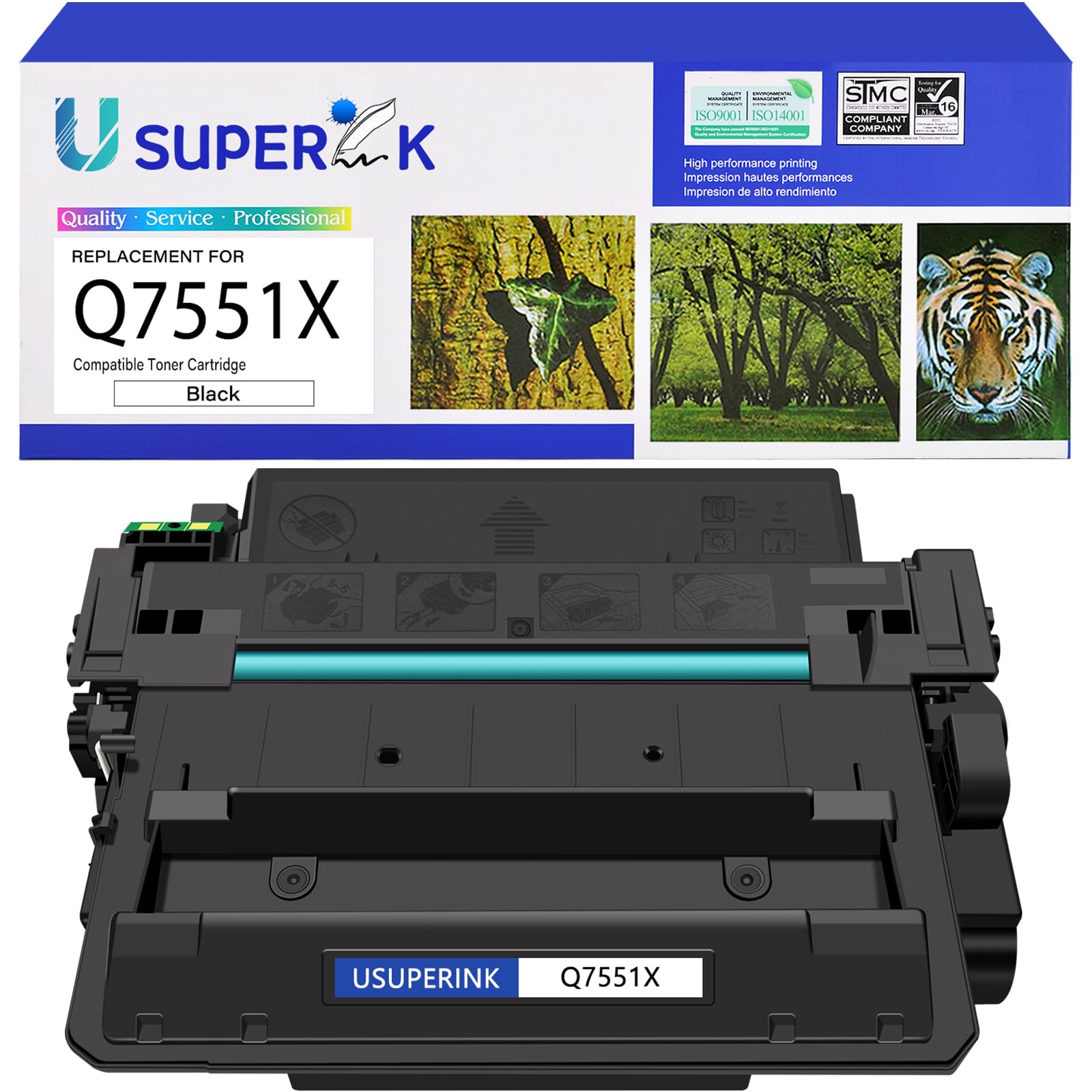 Amazon.com: USUPERINK Compatible Toner Cartridge Replacement for HP 51X ...