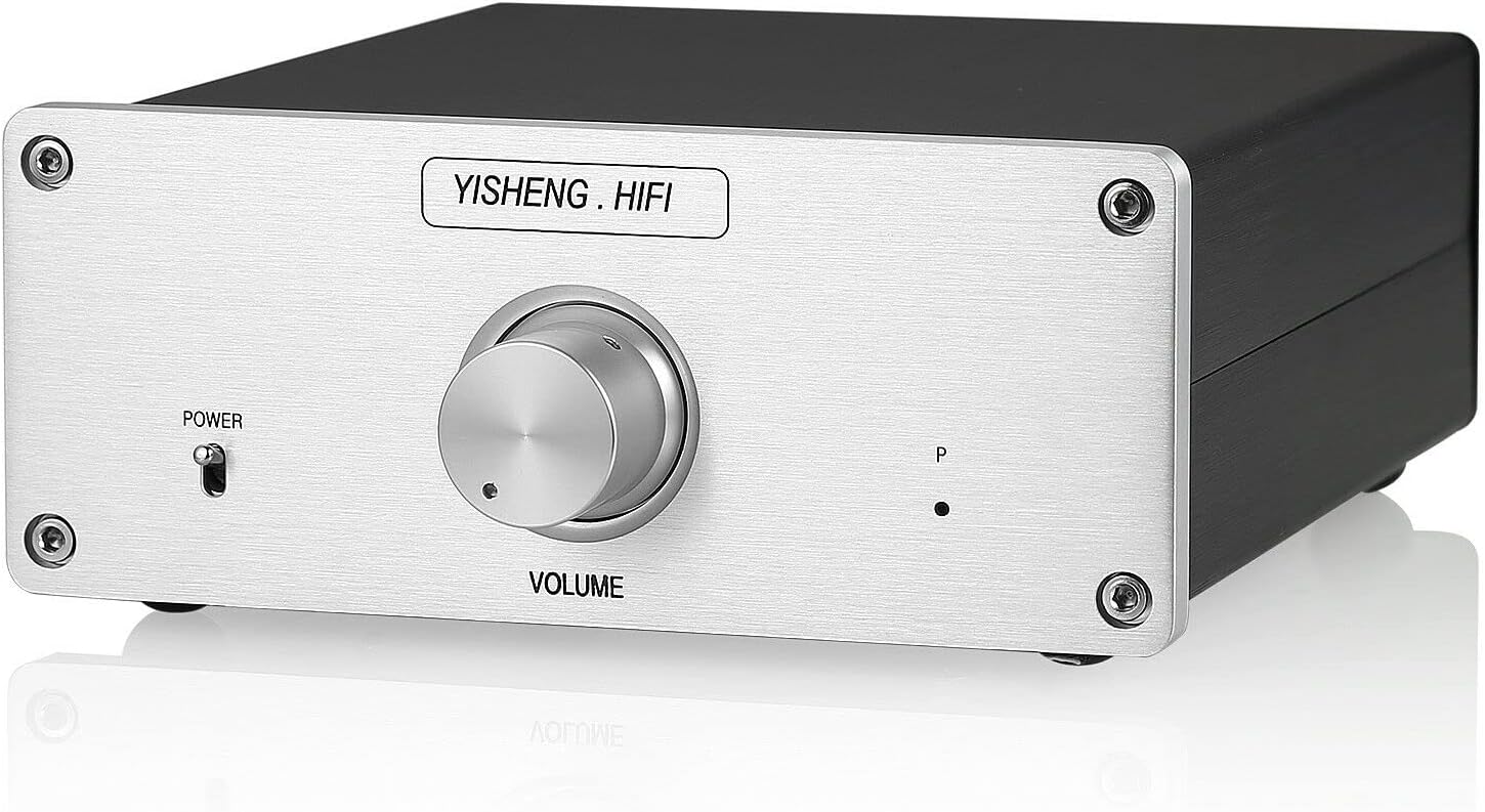 Nobsound Balanced Potentiometer Passive Preamp Preamplifier 256 Stepped ...