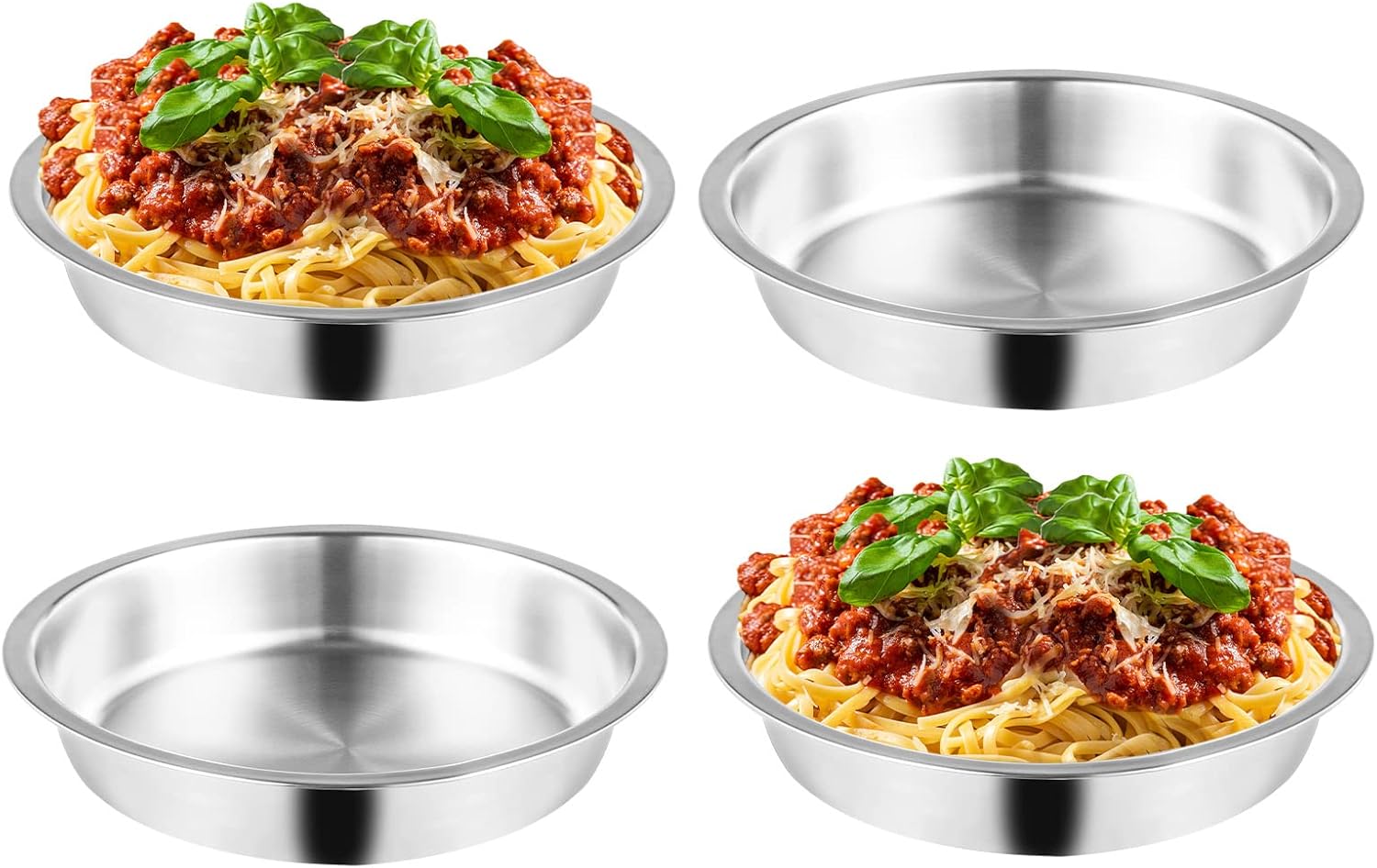 Amazon.com: Restlrious Round Food Pan for 5 QT Chafer Chafing Dish ...