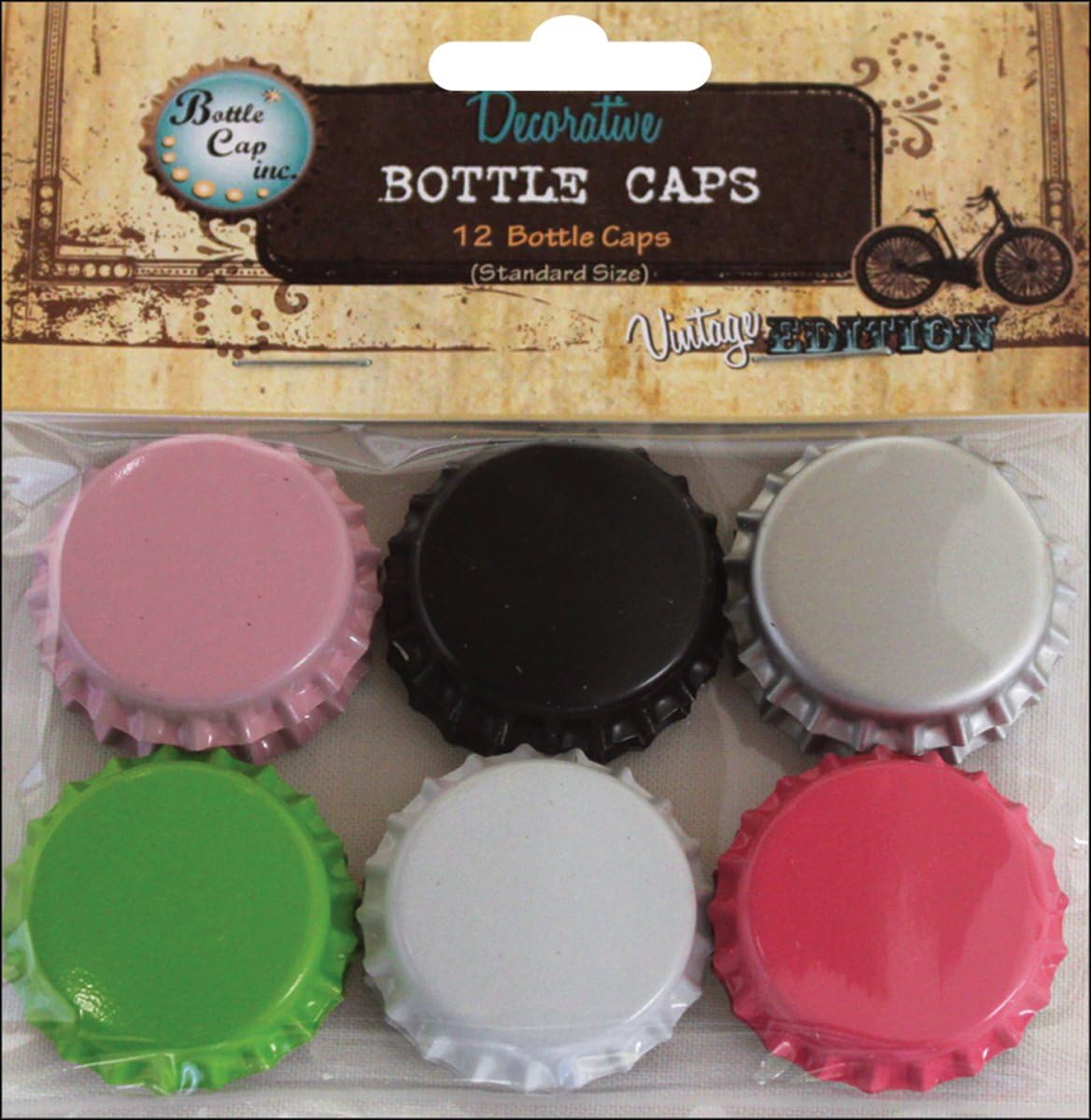 Amazon.com: Bottle Cap Multi-Pack Standard Bottle Caps, 12 Per Package