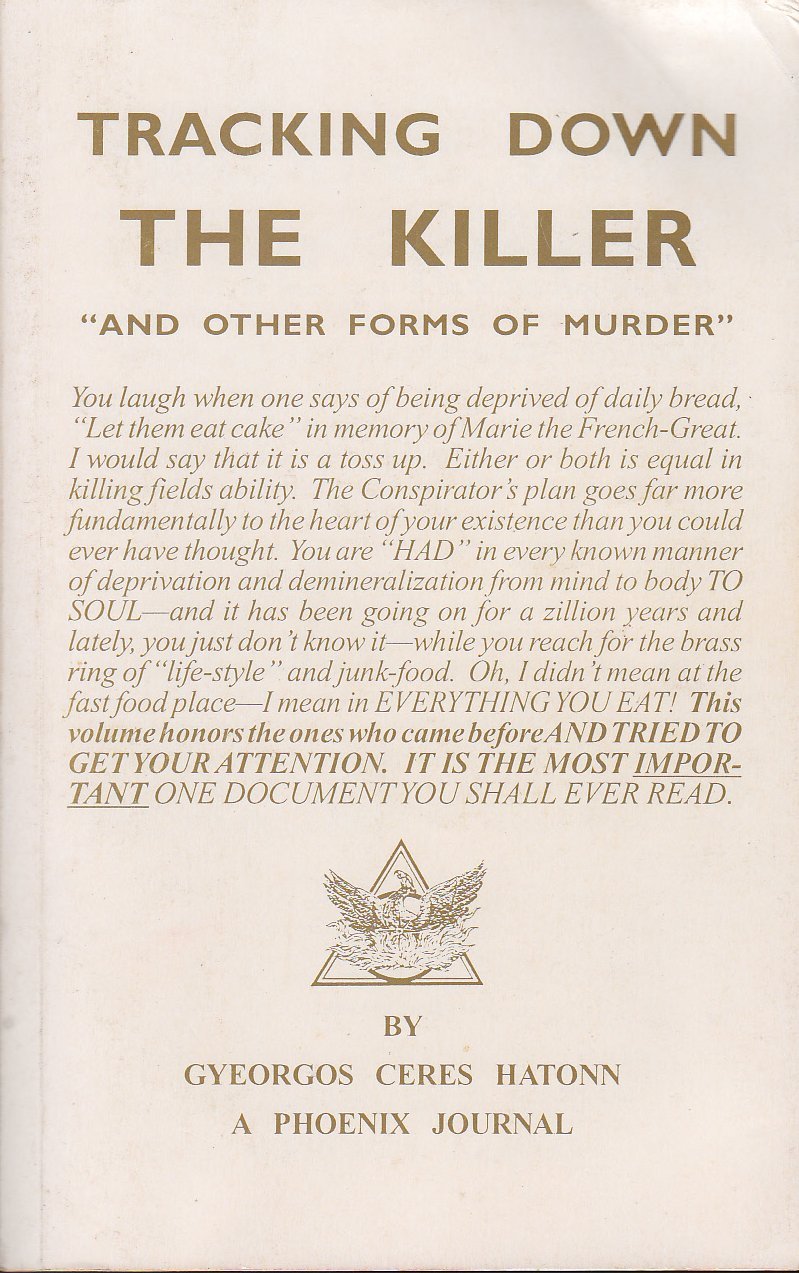 Tracking Down the Killer And Other Forms of Murder: Gyeorgos Ceres ...