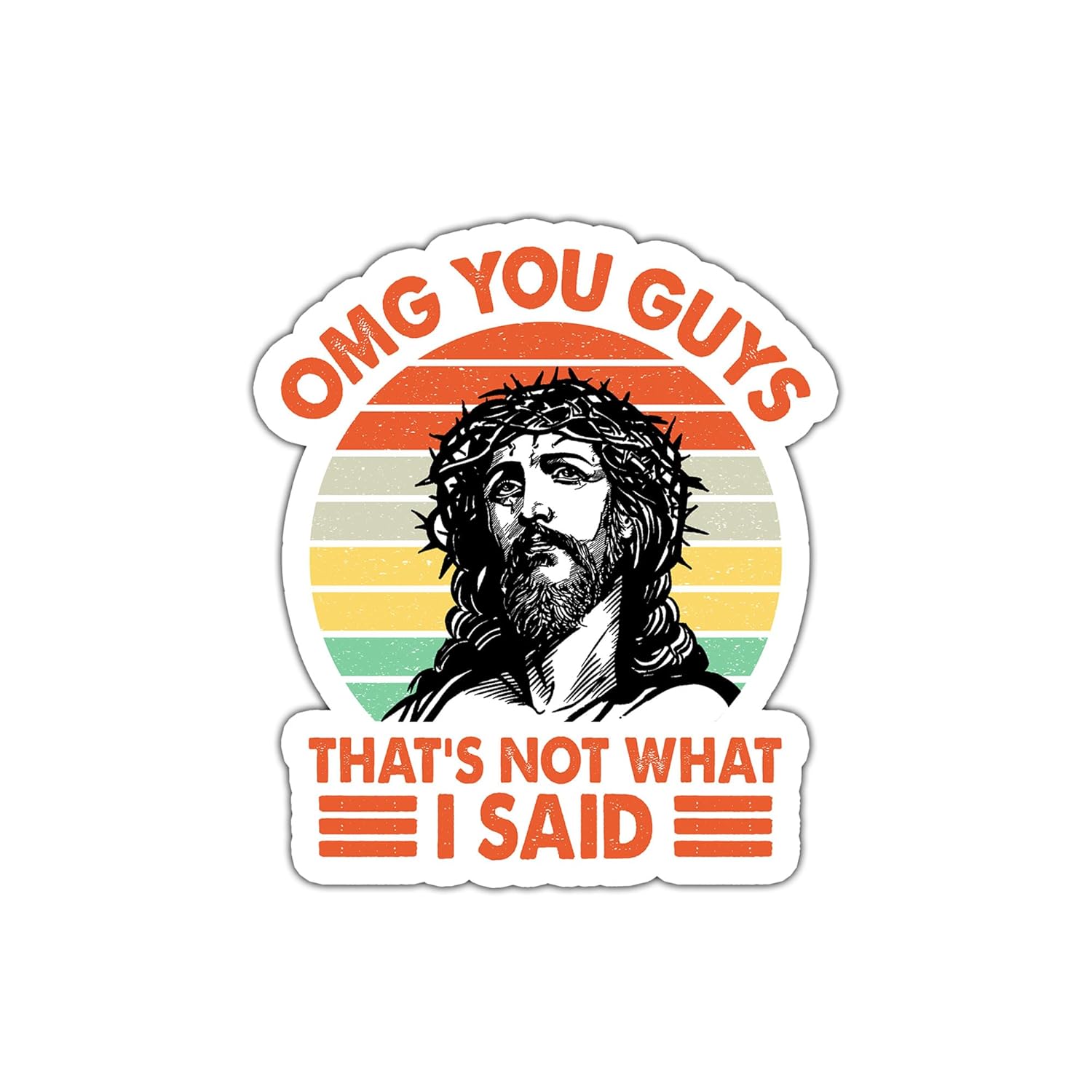 Amazon.com: Akira OMG You Guys That's Not What I Said Stickers, Vinyl ...