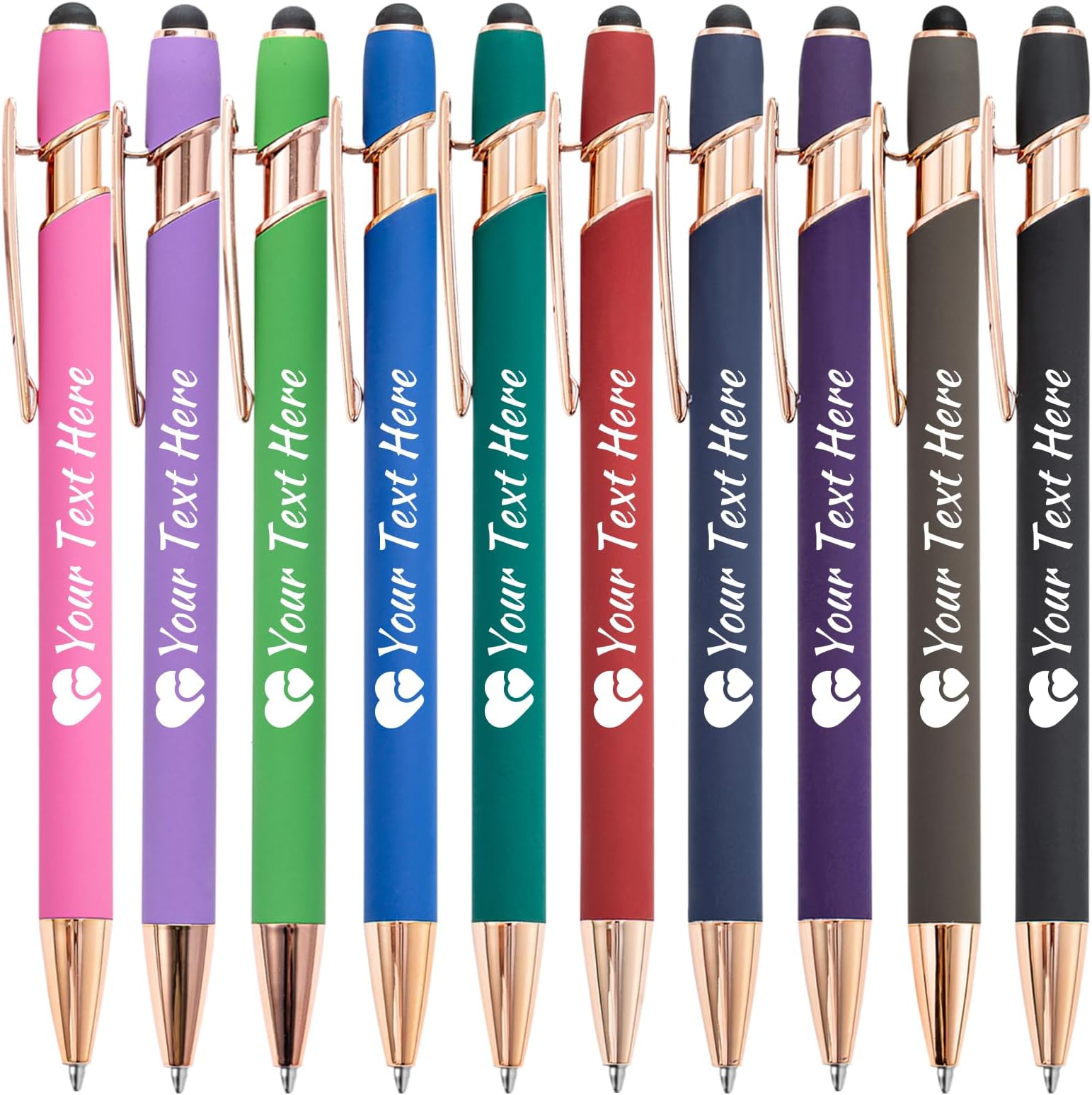 Amazon.com : YOUNDER Personalized Pens in Bulk - Custom Printed Name ...