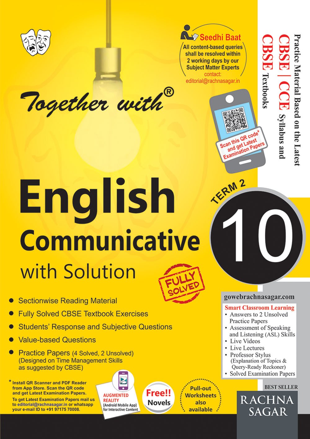 Together English Communicative With Solution Term -2 Class-10 : Amazon ...