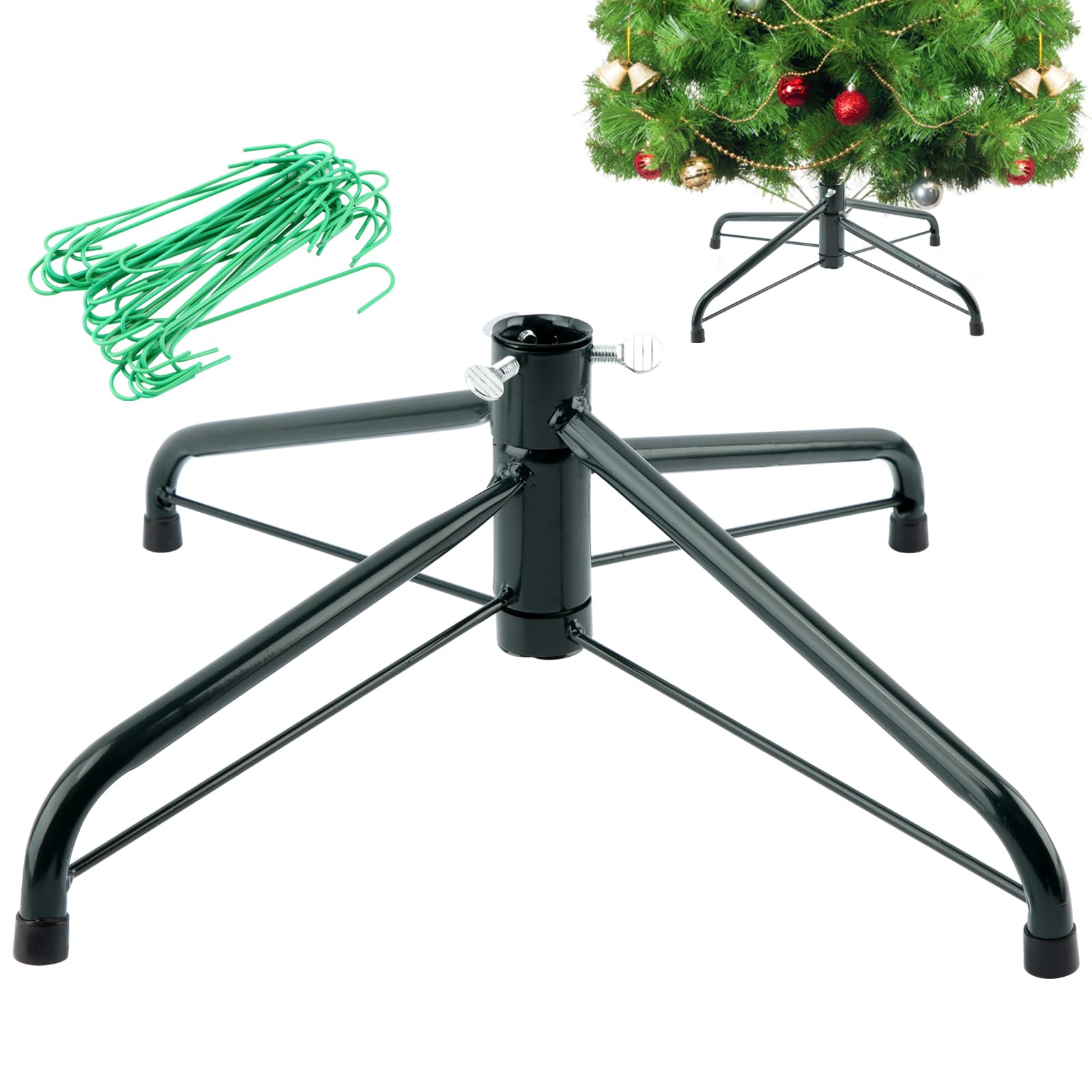 Amazon.com: 15.75inch Metal Christmas Tree Stand W/30pcs Christmas Tree ...
