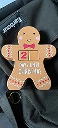 GINGERBREAD MAN ADVENT CALENDAR CHRISTMAS COUNTDOWN BLOCK : Amazon.co ...