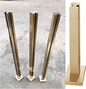 Amazon.com: Glass Railing Post Glass Balustrade Post Stainless Steel ...