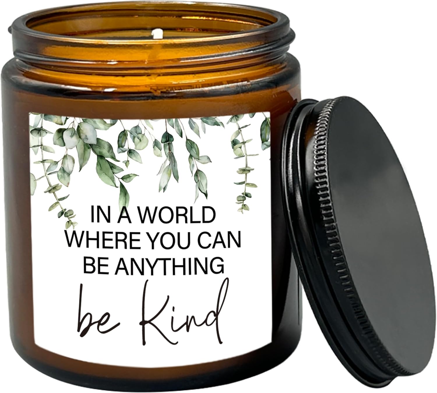 Amazon.com: HIWX Be Kind Inspirational Birthday Candles Gifts for Women ...