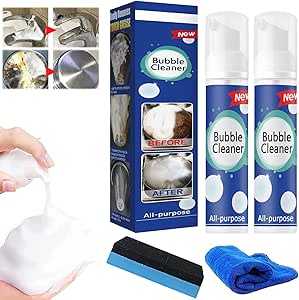 Rheineule Schaumreiniger,Bubble Cleaner Schaum,Spülfreies Allzweck-Reinigungsspray,All-Purpose ...