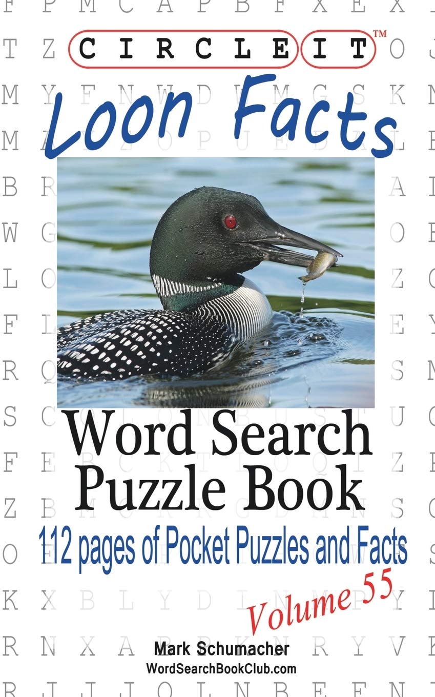 Snapklik.com : Circle It, Loon Facts, Word Search, Puzzle Book