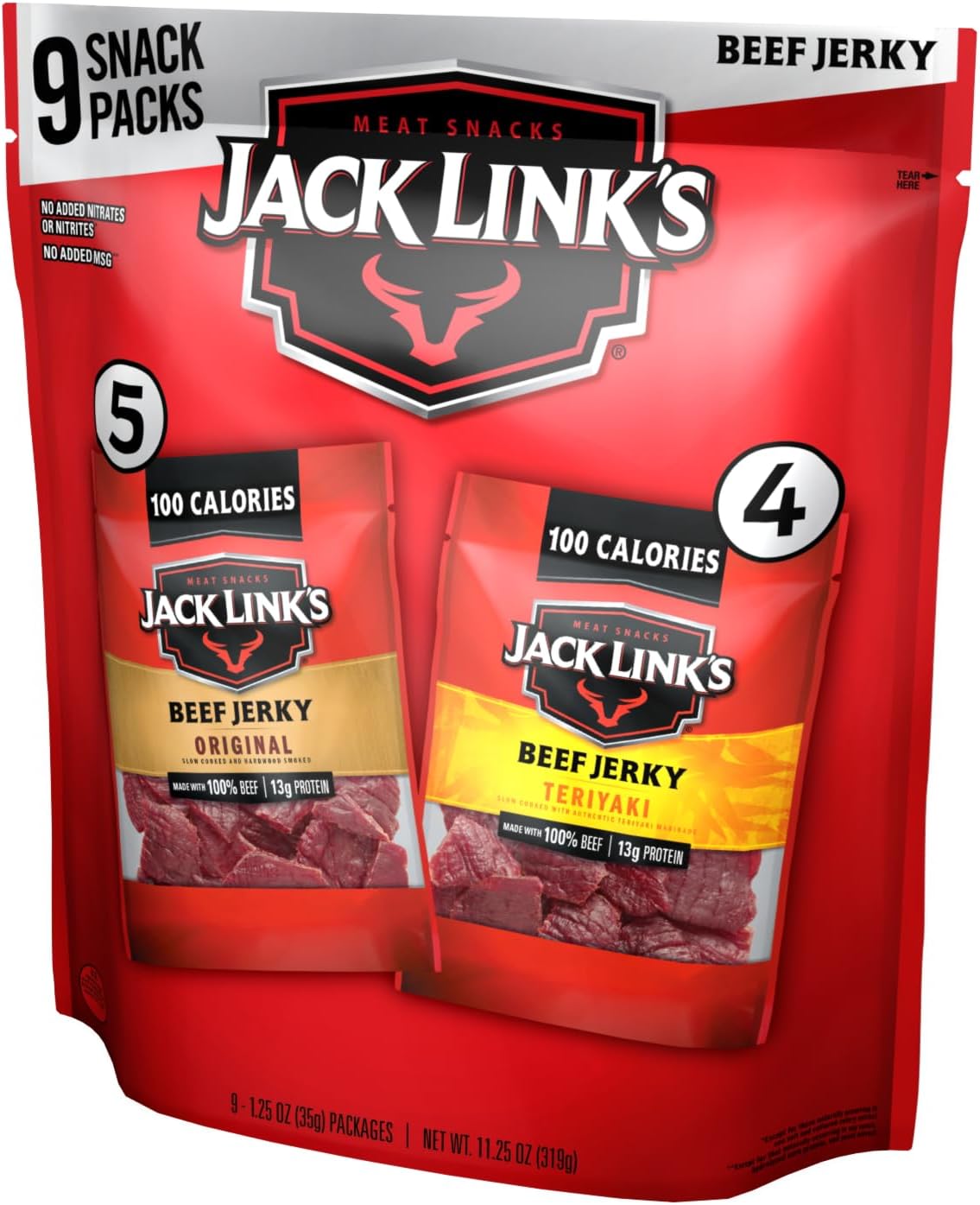 Amazon.com: Slim Jim Snack Sized Original Smoked Snack Stick, Easy, On ...
